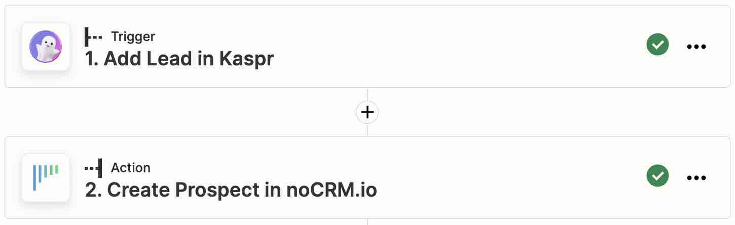 How to: Create Kaspr-enriched contacts as prospects in noCRM